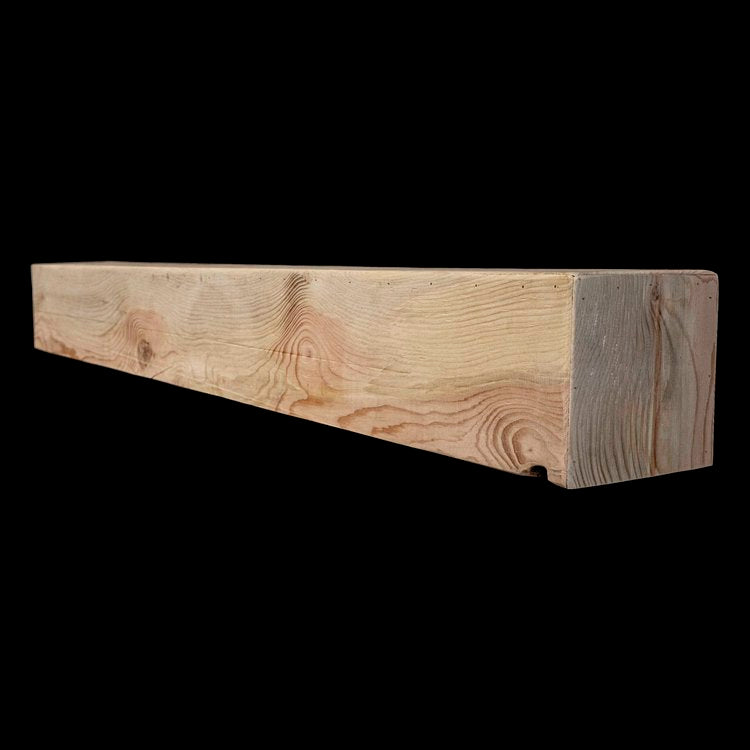 1372 - Engineered White Pine Box Beam Mantel - 7" x 7" x 60" – Olde ...